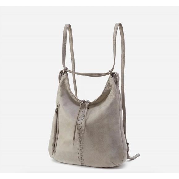 HOBO | Bags | New Hobo Merrin Convertible Backpack Bag In Granite Grey ...